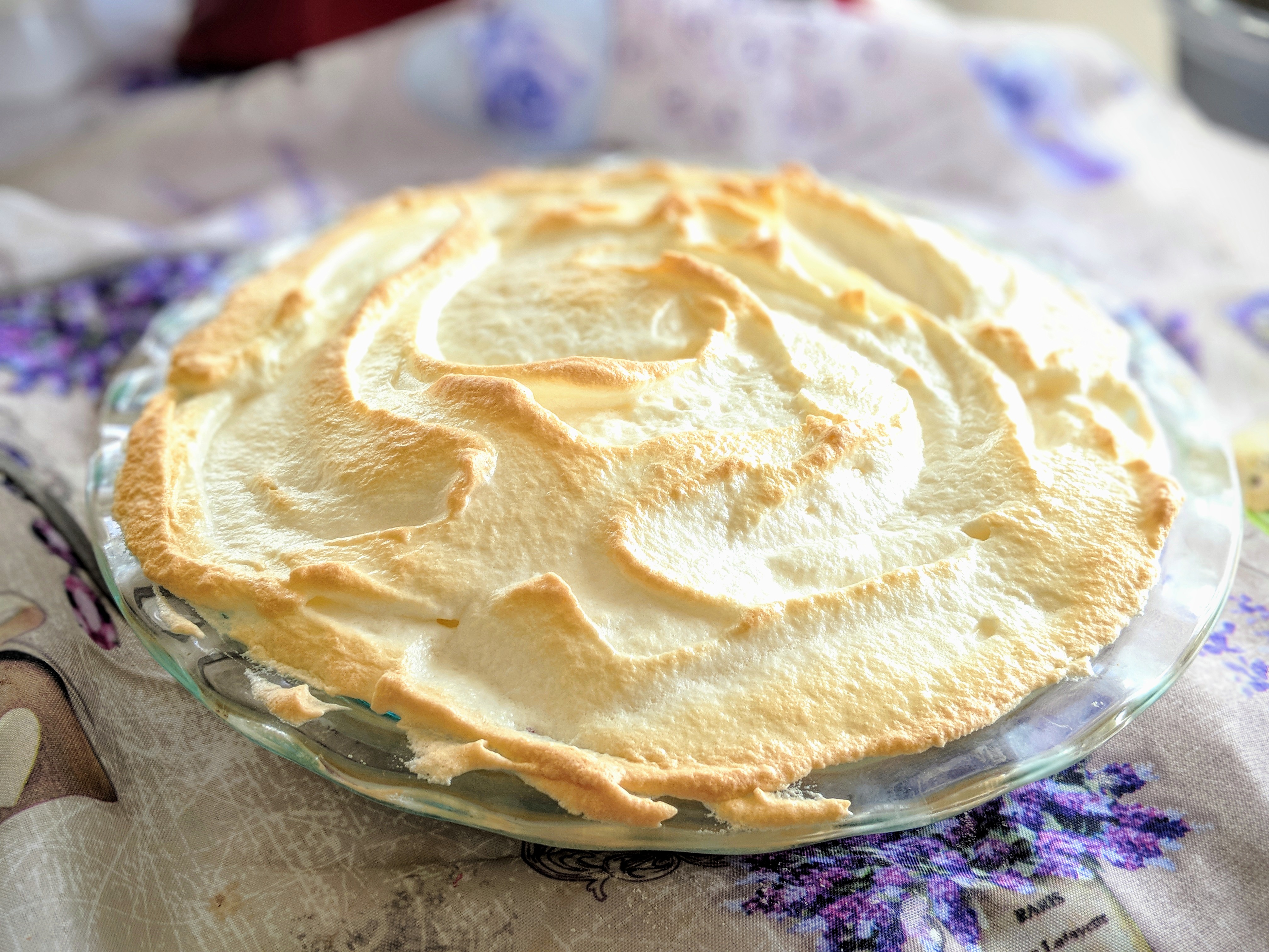 Homemade Raspberry Lemon Meringue Pie | Busy Little Bee